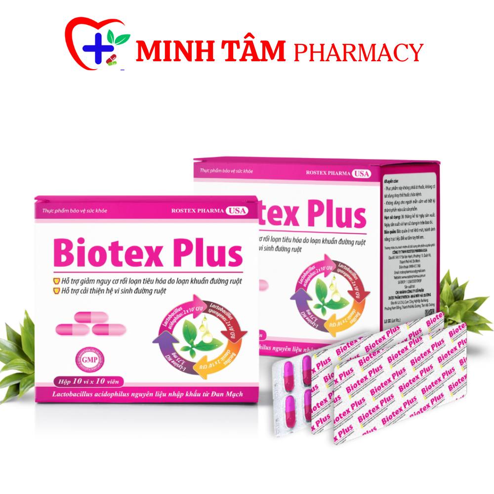 Biotex PLUS digestive enzymes supplement probiotics, fiber, support ...