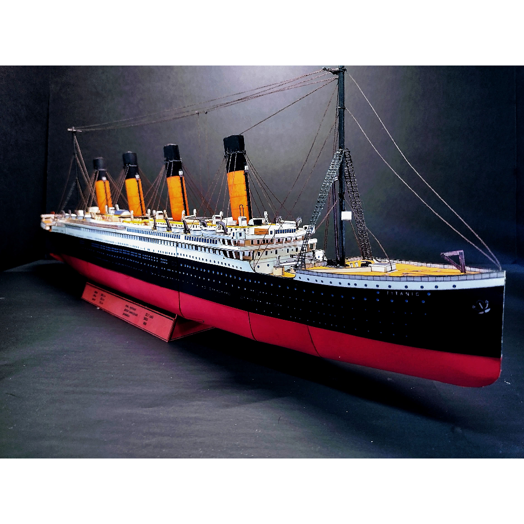Paper Model 3d British Royal Yacht Rms Titanic Shopee Malaysia