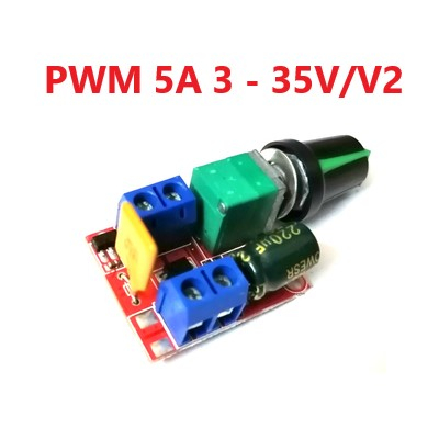 Pwm 5A 3 - 35V DC motor speed controller circuit used to control motor ...