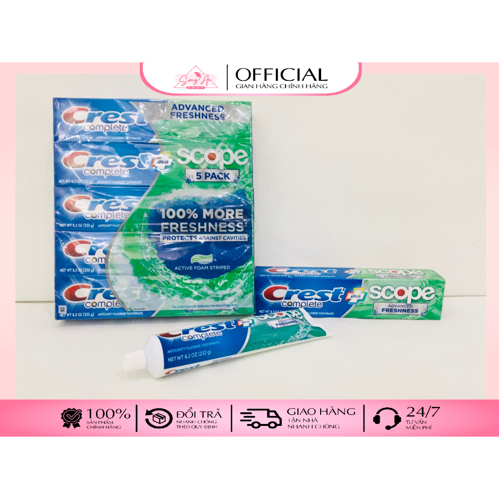 Crest Complete Extra Whitening Scope 232g | Shopee Malaysia