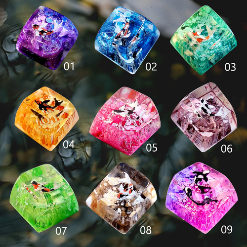 Koi keycap, koi Fish keycap, artisan keycap, koi Fish Mechanical ...