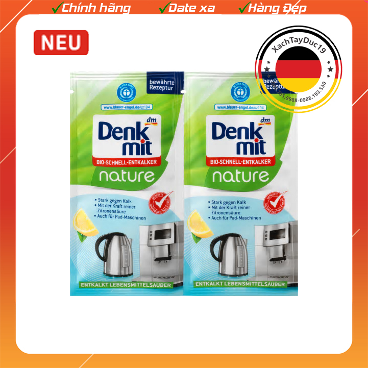 Denkmit German electric kettle and coffee maker descaling powder ...