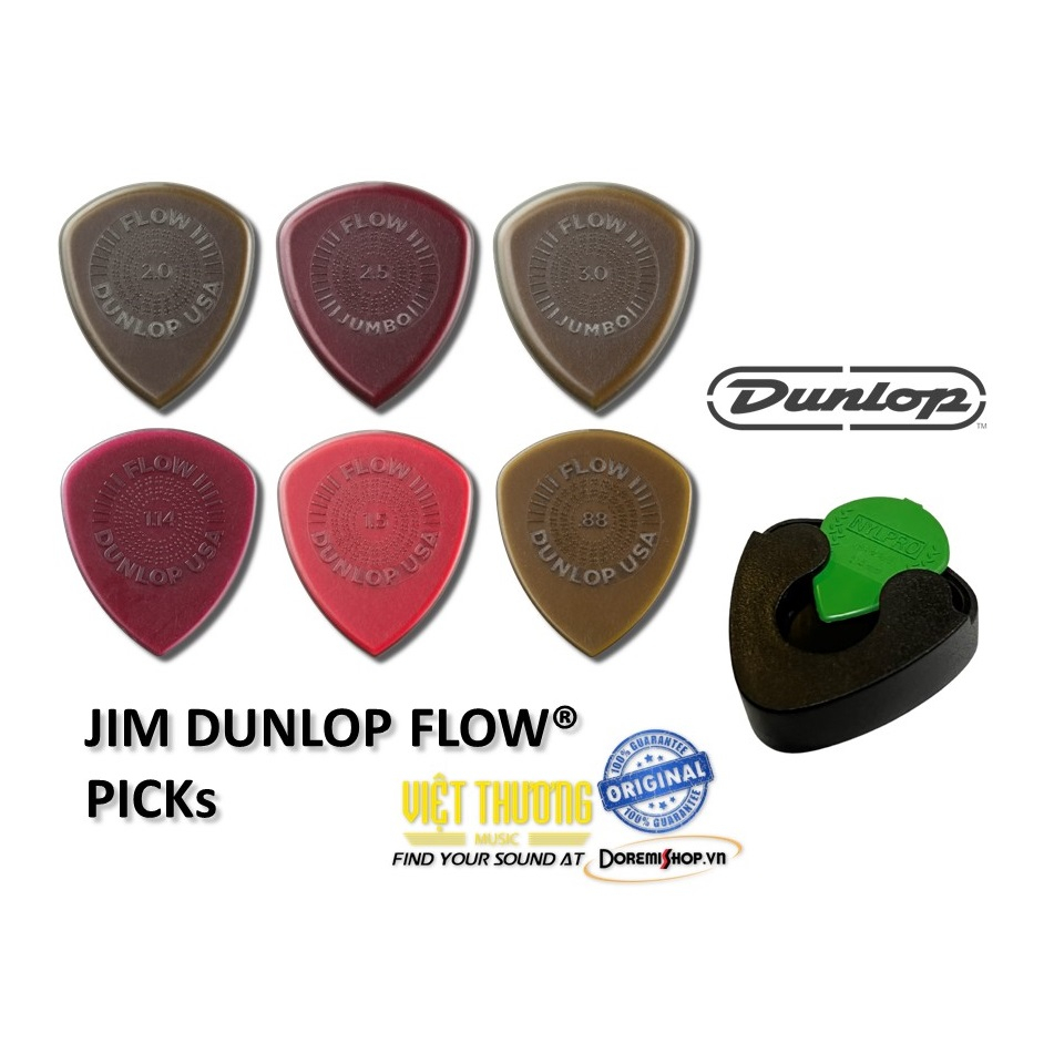 Jim Dunlop FLOW guitar pick - made in the USA | Shopee Malaysia