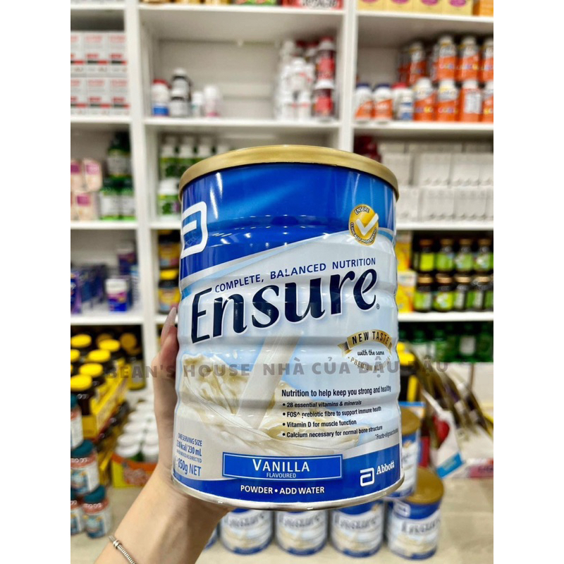 Ensure AUSTRALIA powdered milk with vanilla flavor 850g box for the ...