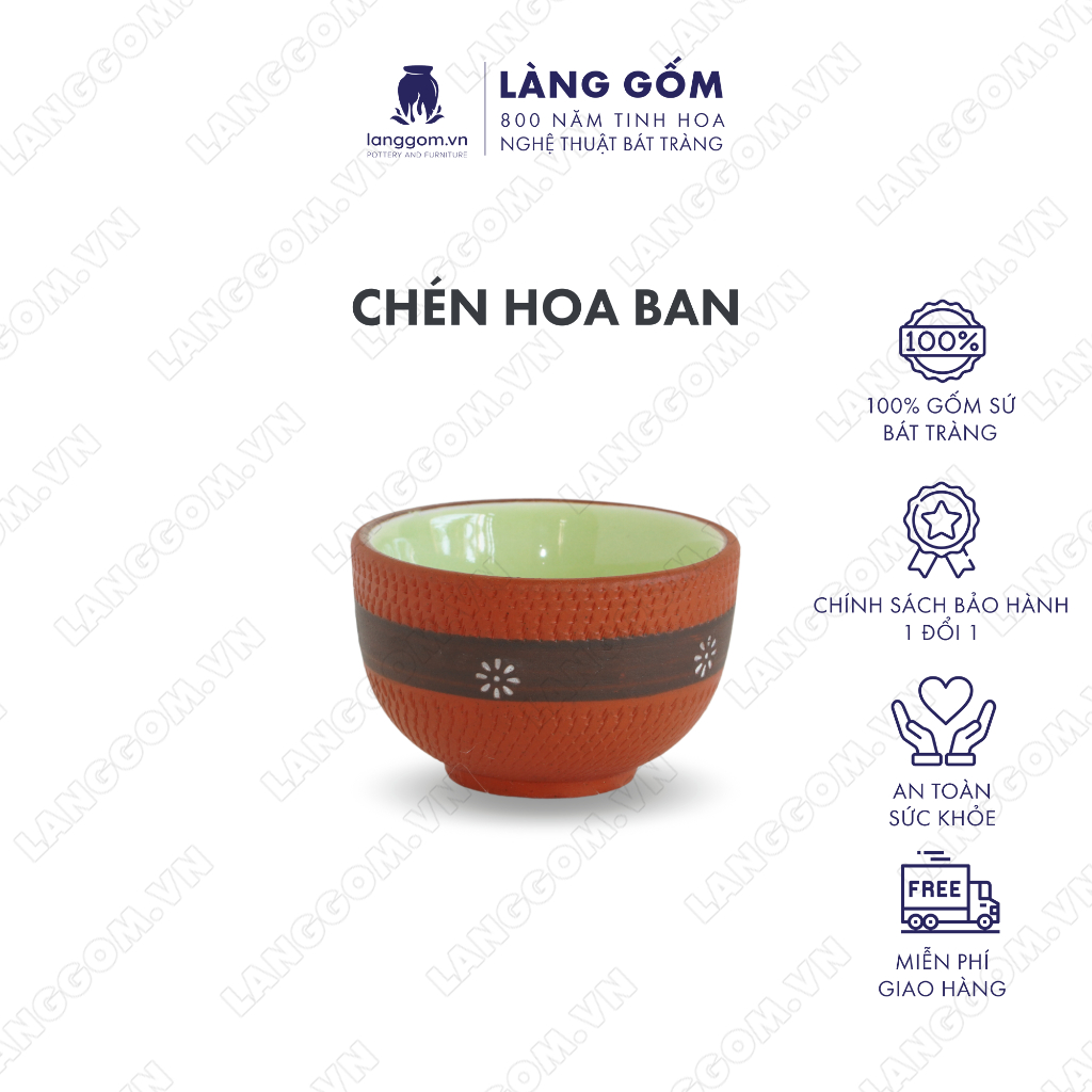 Red Tu Sa tea cup with flower motifs - high quality Bat Trang ceramics ...