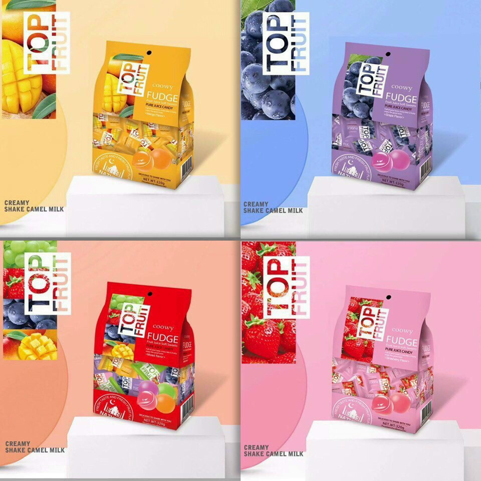 Top Fruit COOWY Fruit gummies, 320g pack, many flavors Thanh Truc Foods ...