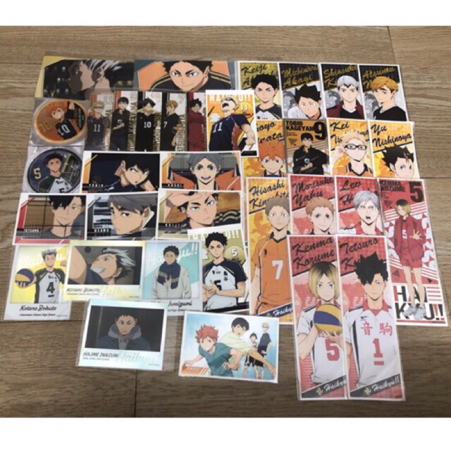 Compilation of Cards, Stickers,... Haikyuu!! - Card, HQ sticker ...