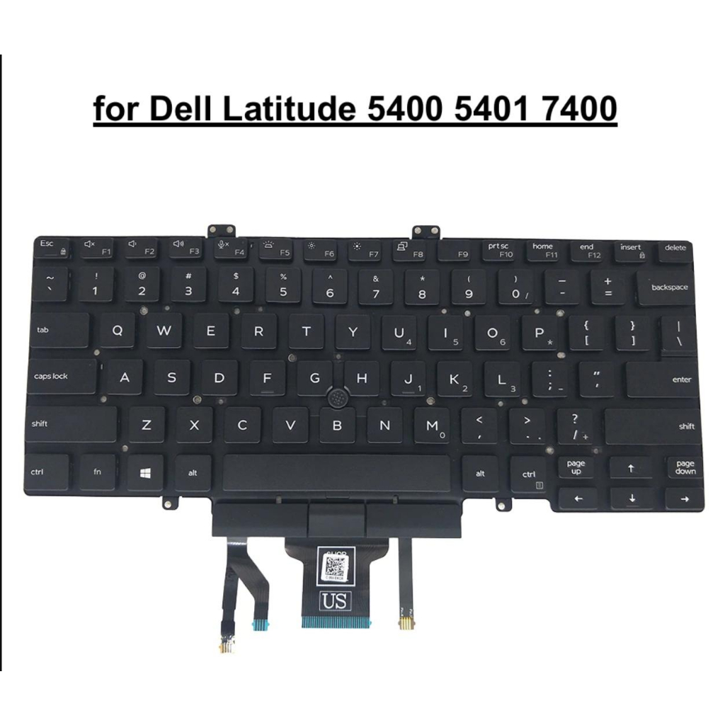 Dell Latitude 5400 5401 5402 5410 7400 7410 Laptop Keyboard (Type With ...