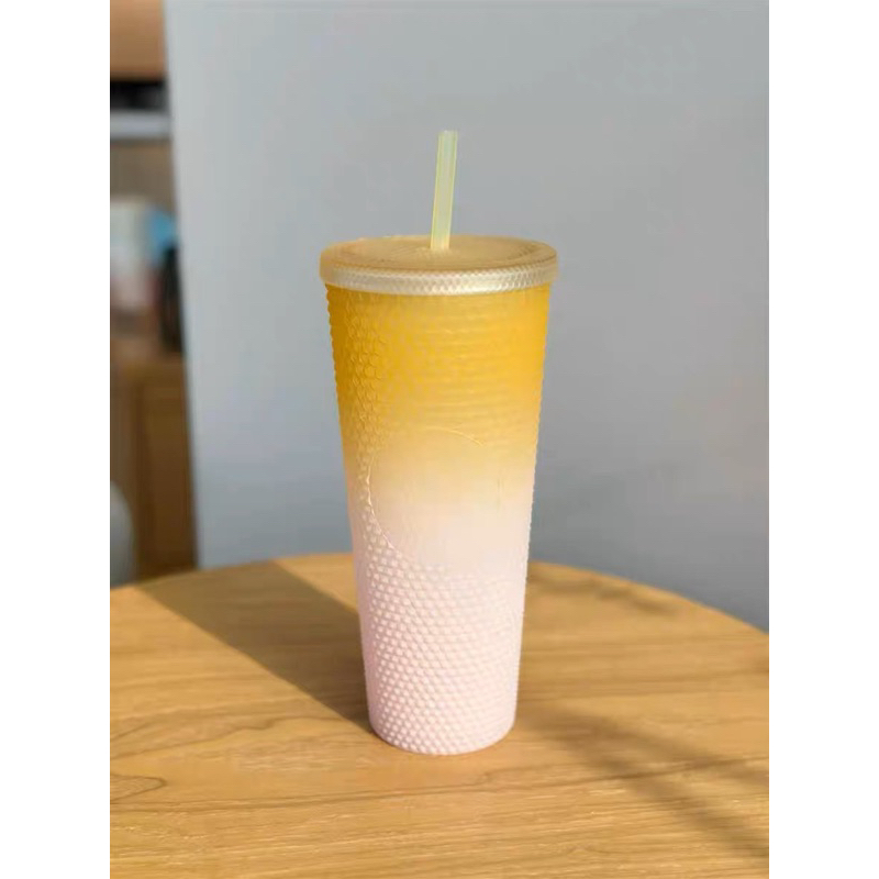 Genuine starbuck nature yellow pink gradient cup 710ml | Shopee Malaysia