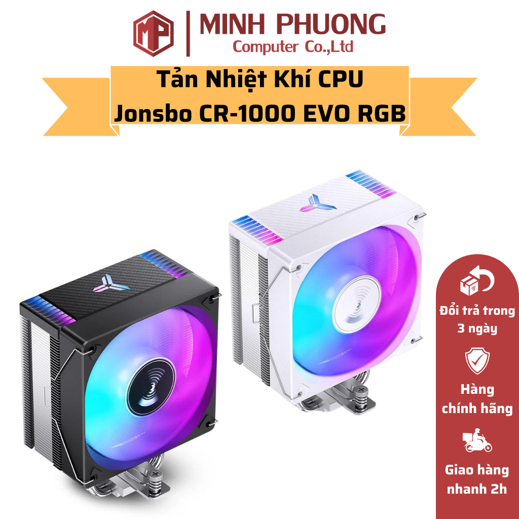 Jonsbo CR1000 EVO RGB CPU Air Cooler Black - White | Shopee Malaysia