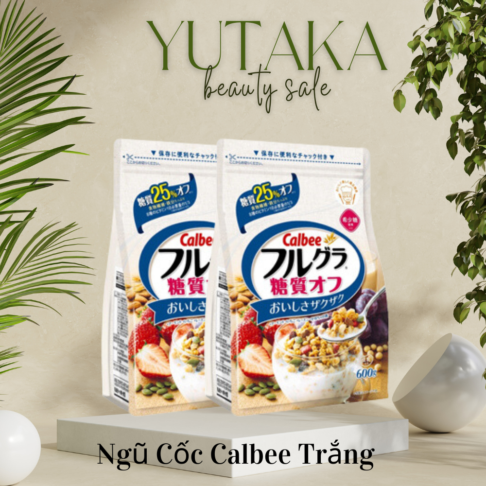 Genuine [Date 02/2024] Calbee white fruit cereal 600gram | Shopee Malaysia