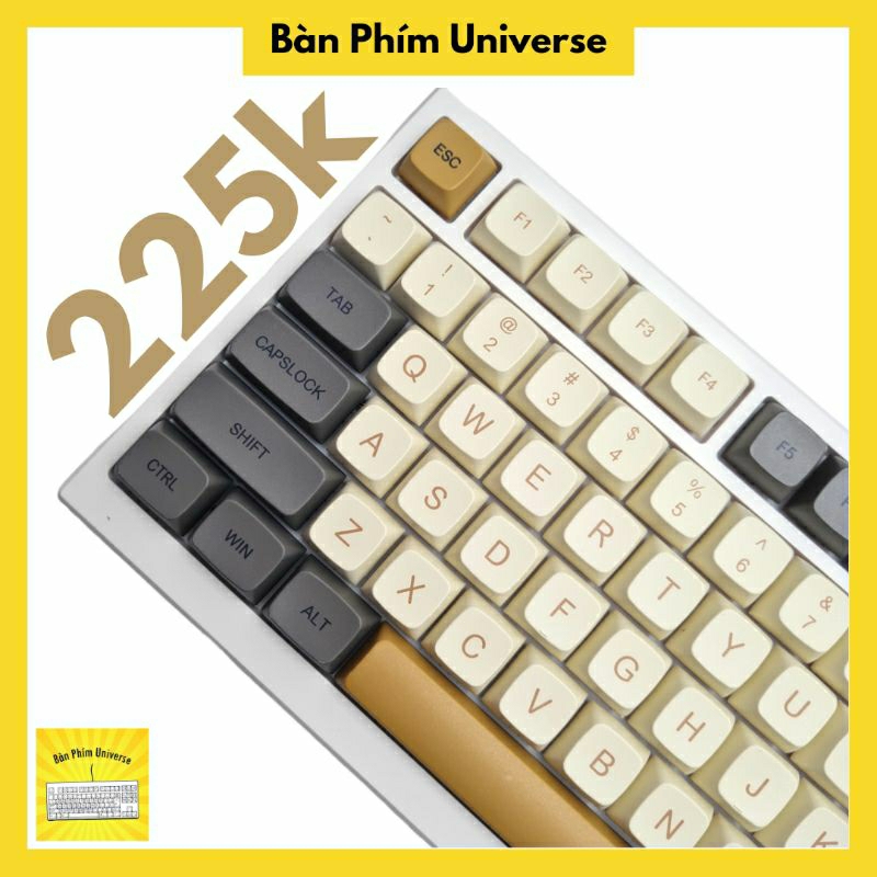 Retro shimmer keycap - pbt xda keycap 125 buttons dyesub mechanical ...