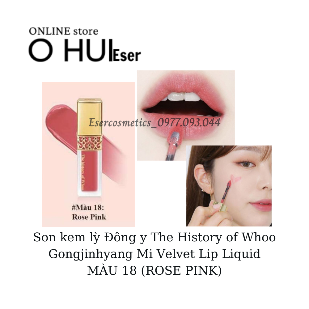 The History of Whoo Gongjinhyang Mi Velvet Lip Liquid Oriental Medicine ...