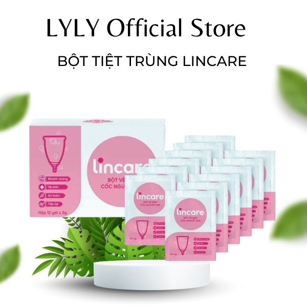 Lincare Menstrual Cup Sterilization Powder (Box Of 12 Packs x 2g ...