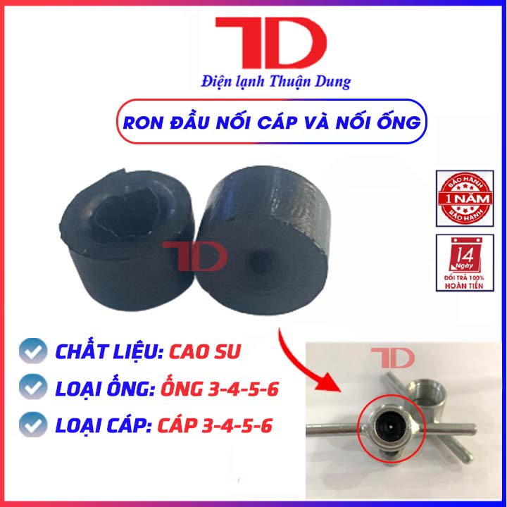 Rubber gasket for pipe connection and refrigerant cable connection ...