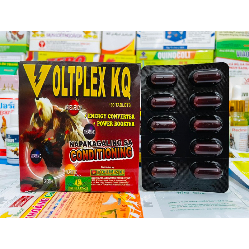 VOLTPLEX KQ - BOX OF 10 Blisters - VITAMINS FOR CHICKENS LAST 3-5 DAYS ...