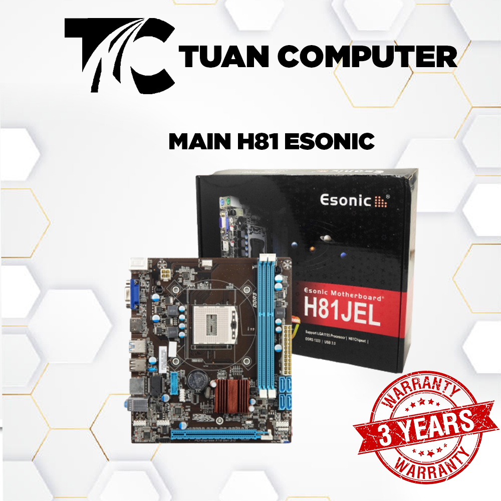 Main H81 Esonic 100% new | Shopee Malaysia