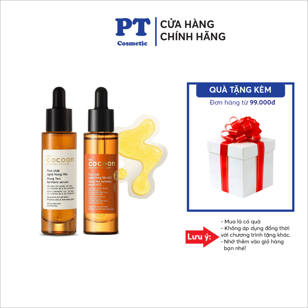 Hung Yen Turmeric Essence Vitamin C COCOON Intensive Skin Brightening ...