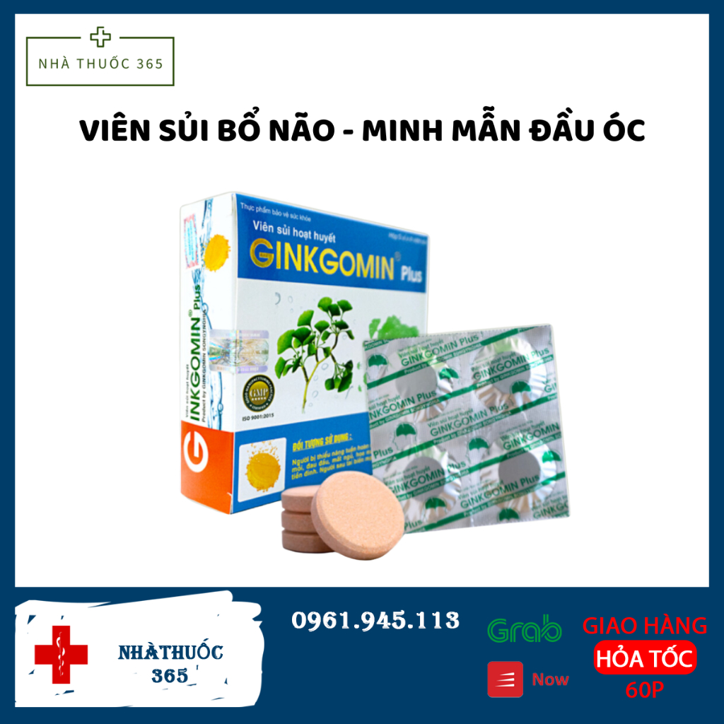 Ginkgomin Plus effervescent tablets nourish the brain Supports ...