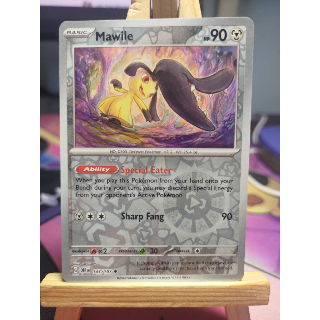 [KW2 Pokemon] [EN] Mawile Pokemon Card - 143/197 - Uncommon - OBFEN ...