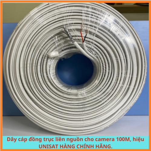 Power Included Coaxial cable for 100M camera, GENUINE UNISAT brand ...
