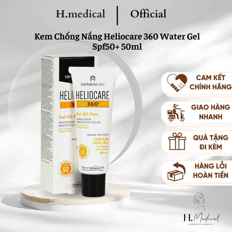 Heliocare Sunscreen 360 Water Gel Spf50 + 50ml | Shopee Malaysia
