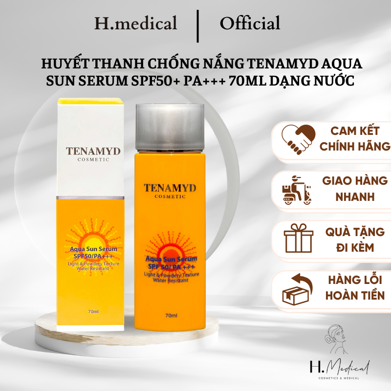 Tenamyd AQUA SUN SERUM SPF50 + PA + + + 70ML Water (Box) | Shopee Malaysia