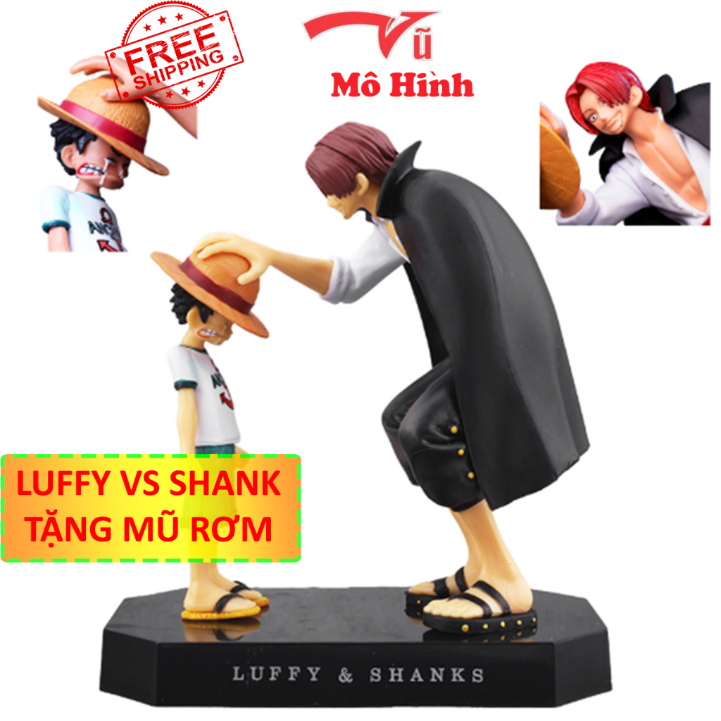One Piece Luffy and the Red-Haired Shanks - anime Model Dance | Shopee ...
