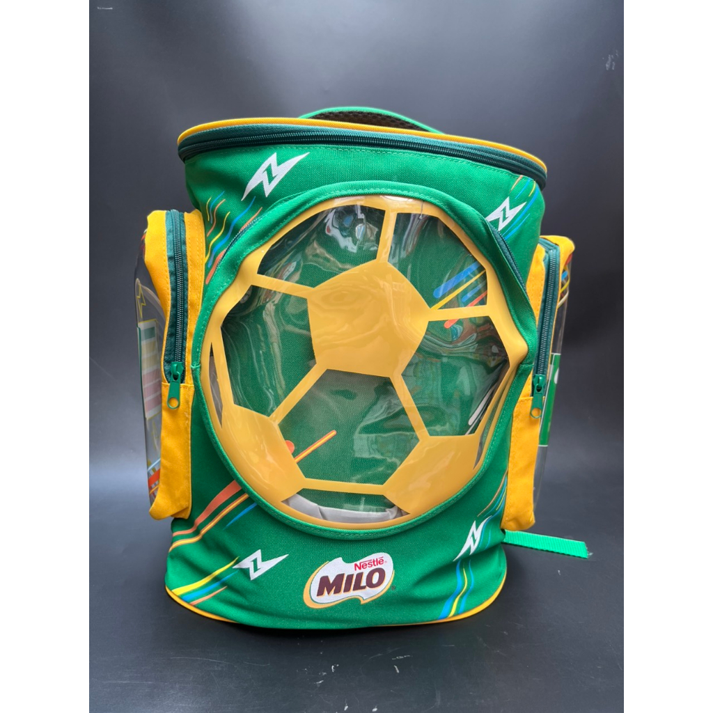 Backpack Milo bag anti-humpback students - Milo gift | Shopee Malaysia