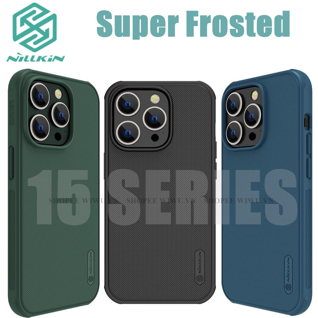 Nillkin Super Frosted - Shockproof matte case for IPhone 16 Pro Max ...