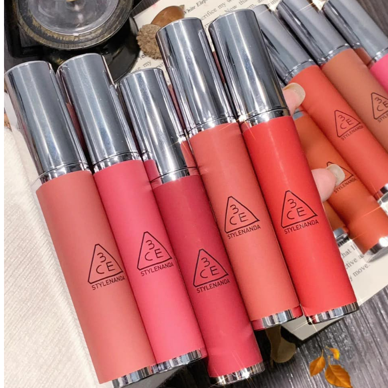 3ce Hazy Lip Clay 4g/ Hipamine/ Warm Brownie/ Whip Red/ Plum Pudding ...