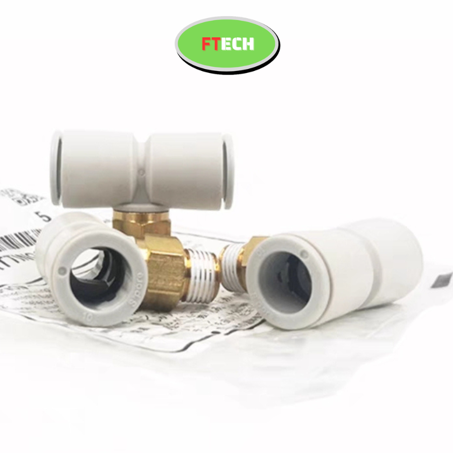 (SMC Product) SMC Threaded T-shaped Pneumatic Hose Connector and Quick Coupling KQ2T06/08-02AS ...