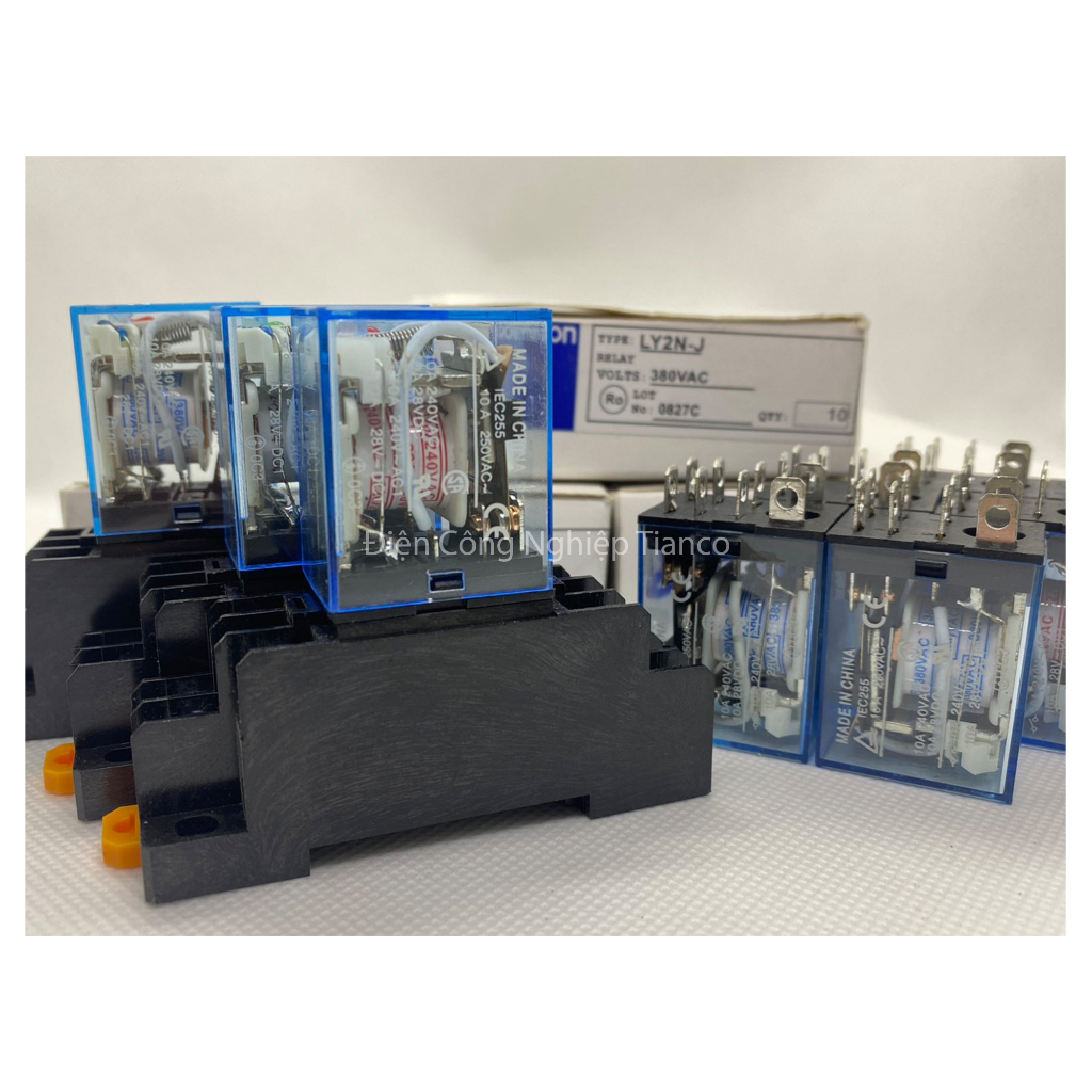 Intermediate glass Relay 8 large pins LY2N Relay 14 pins large LY4N ...