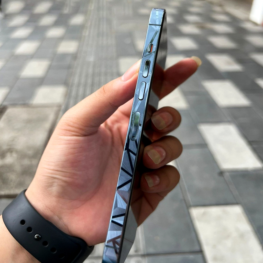 Ppf 4D diamond border sticker for Iphone 16 pro max 15 pro max 14 pro ...