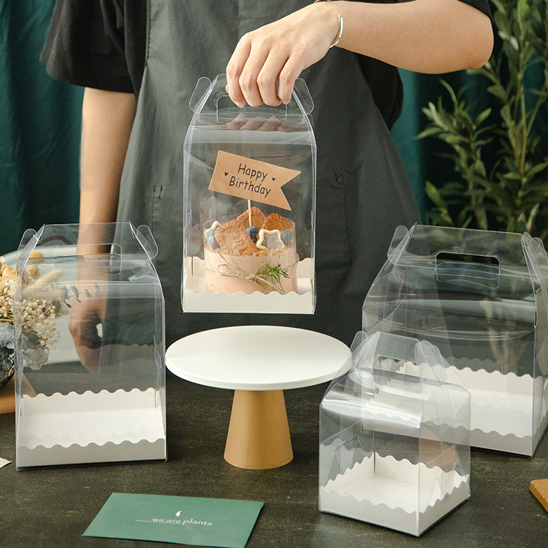 Pet Plastic Box, Transparent Mica for Cakes (Lace Lining) | Shopee Malaysia