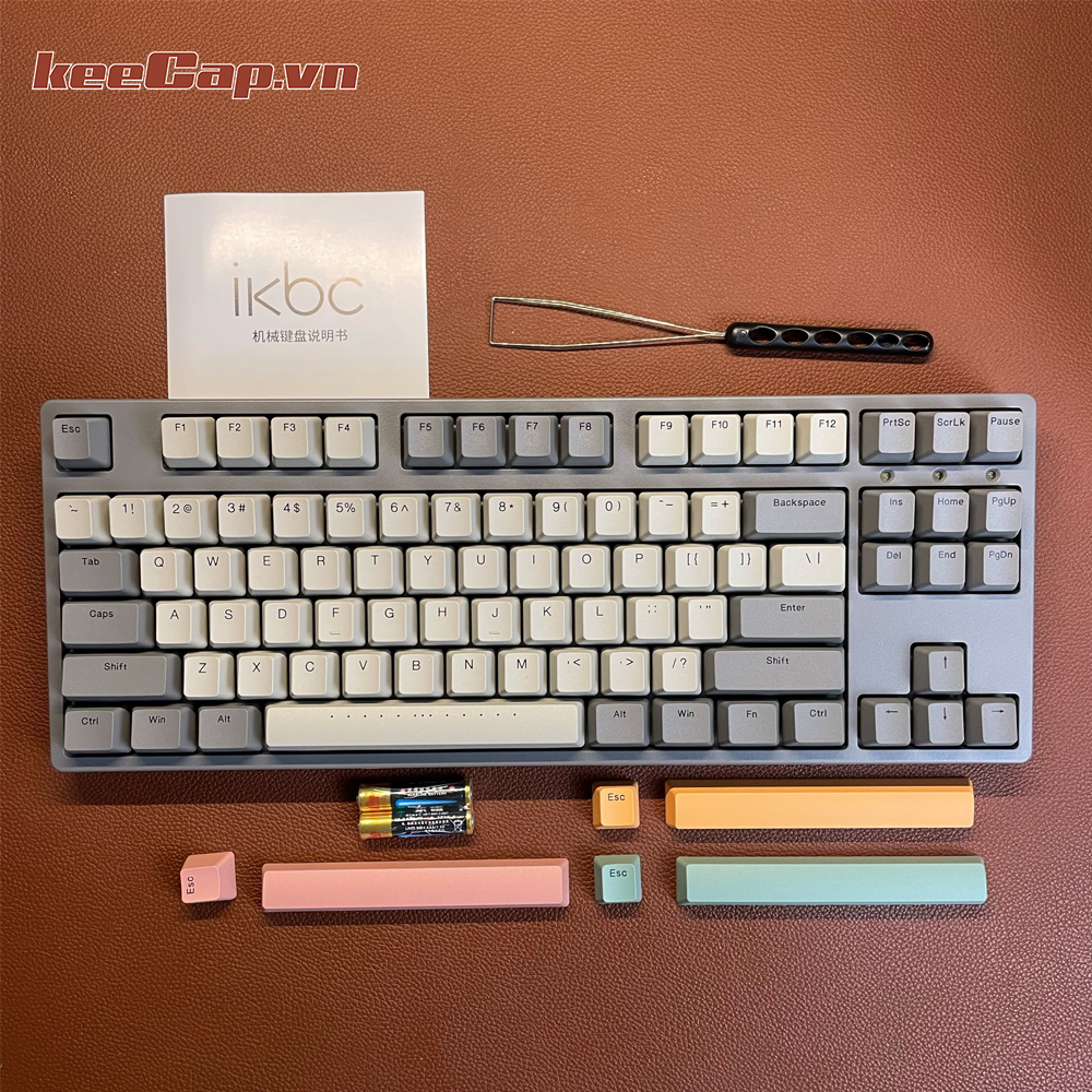 [KEECAP] Ikbc W200 TKL Gray Wireless Mechanical Keyboard | Shopee Malaysia