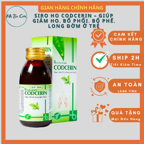 Codcerin herbal cough suppressant syrup helps relieve cough, nourish ...
