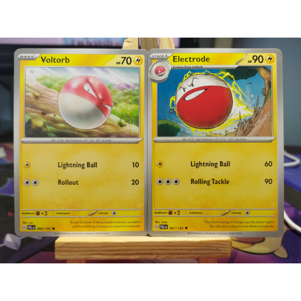 [KW2 Pokemon] [EN] Combo 2 Pokemon Cards 2 Electrode Evolution Levels ...
