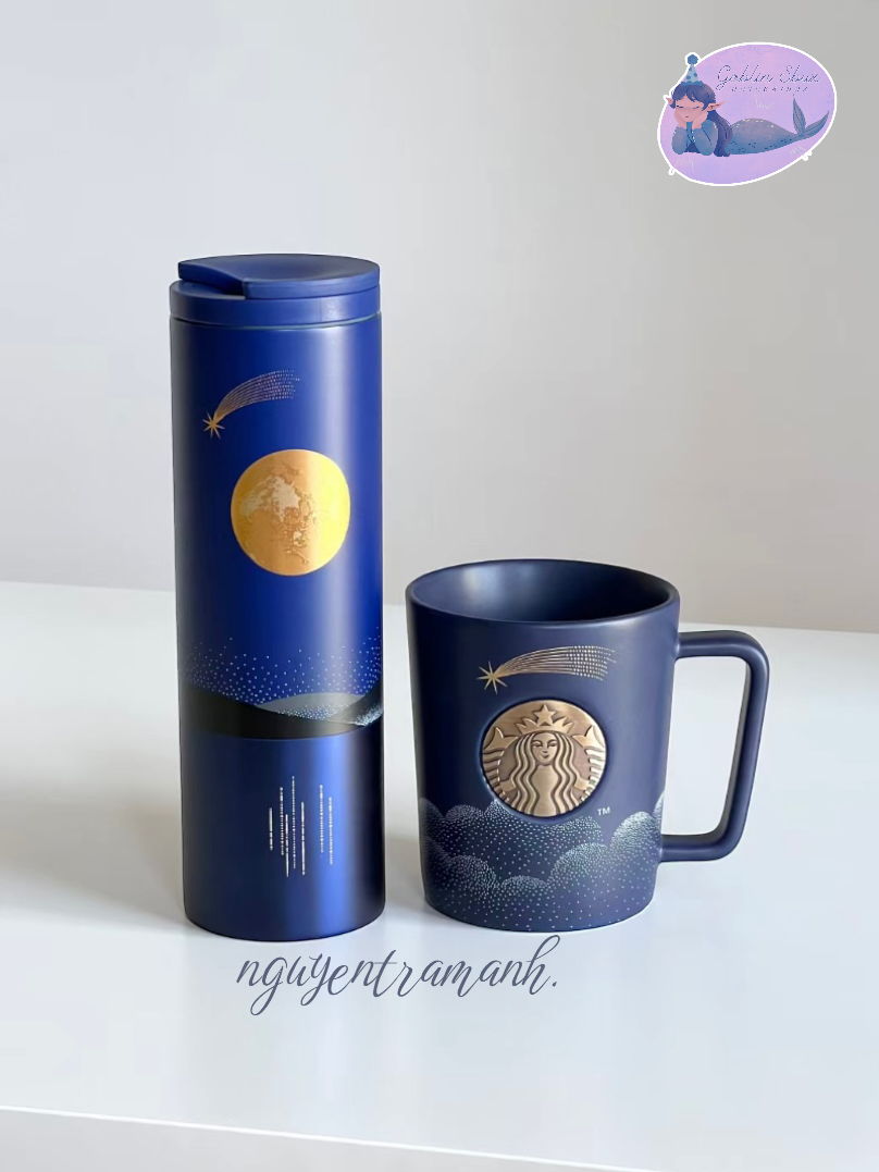 [Authentic] Starbucks SUPER MOON VASE AND CUP SET & THE BUNNY LIMITED ...