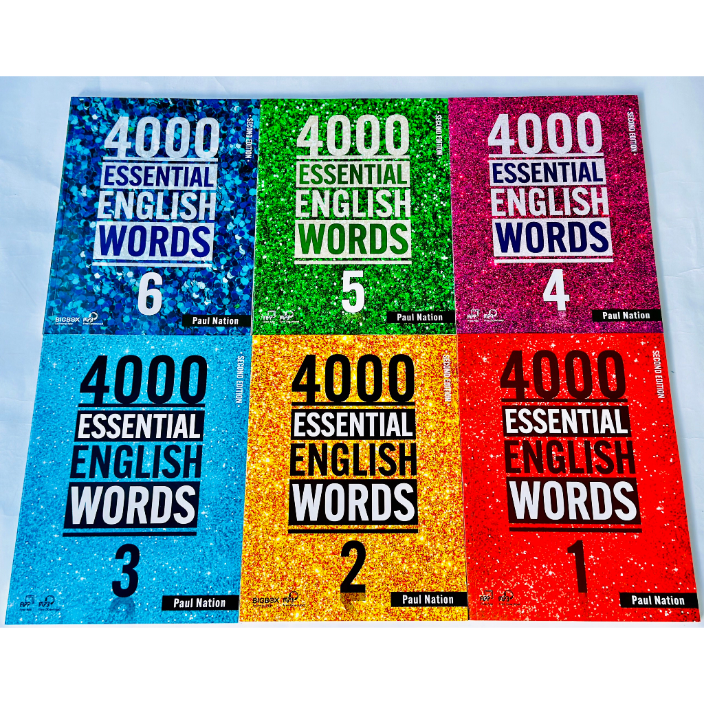 4000 Essential English Words book set (6 books 2nd edition) | Shopee ...