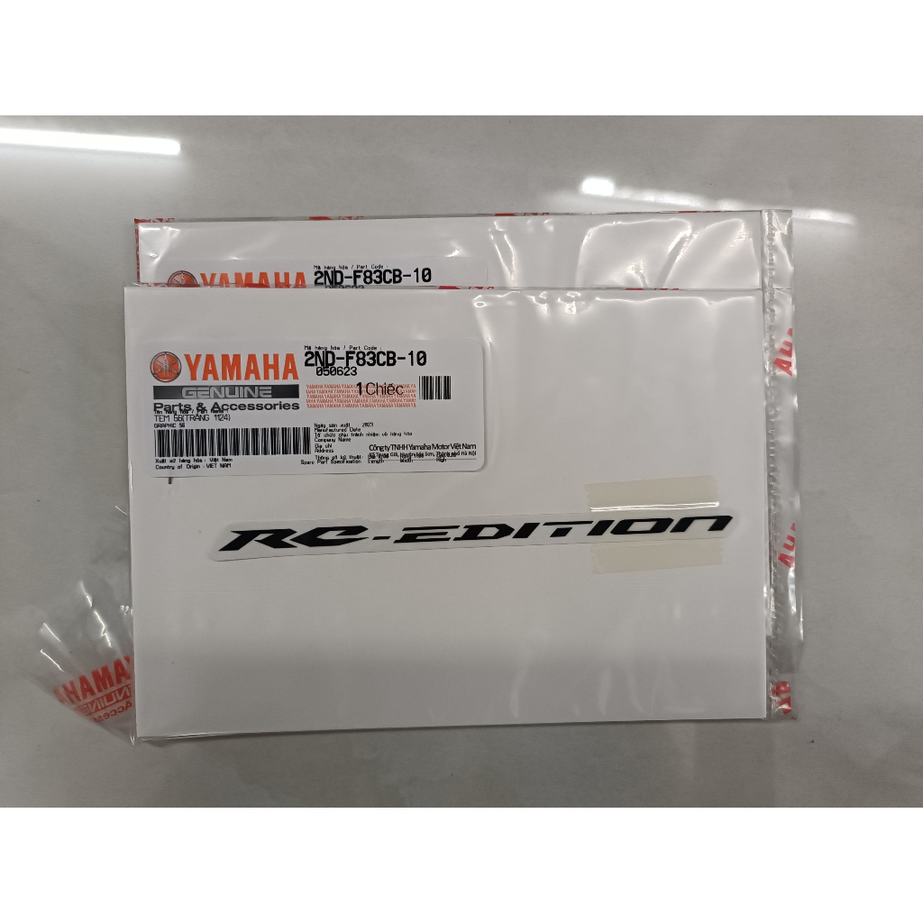 Rc STAMP - EDITION YAMAHA 2NDF83CB1000, GENUINE YAMAHA VN | Shopee Malaysia