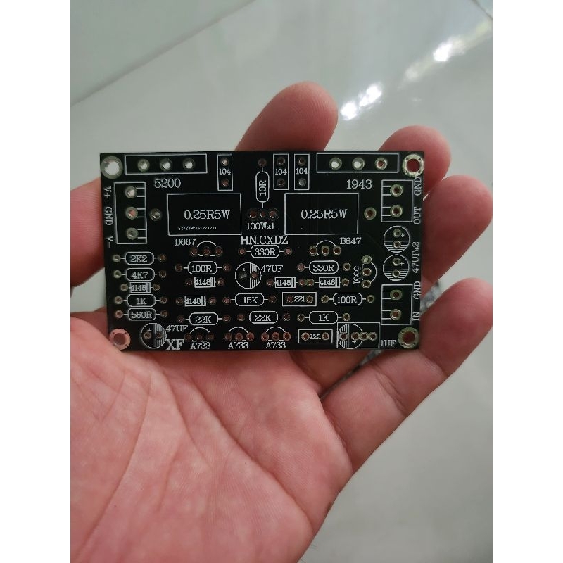 Pcb 2-layer mono 100w Clam Running C5200 and A1943 | Shopee Malaysia