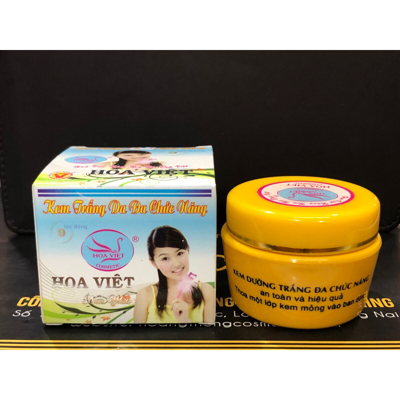 New White Hoa Viet Cream 9 Multifunctional Whitening Effects 12g ...