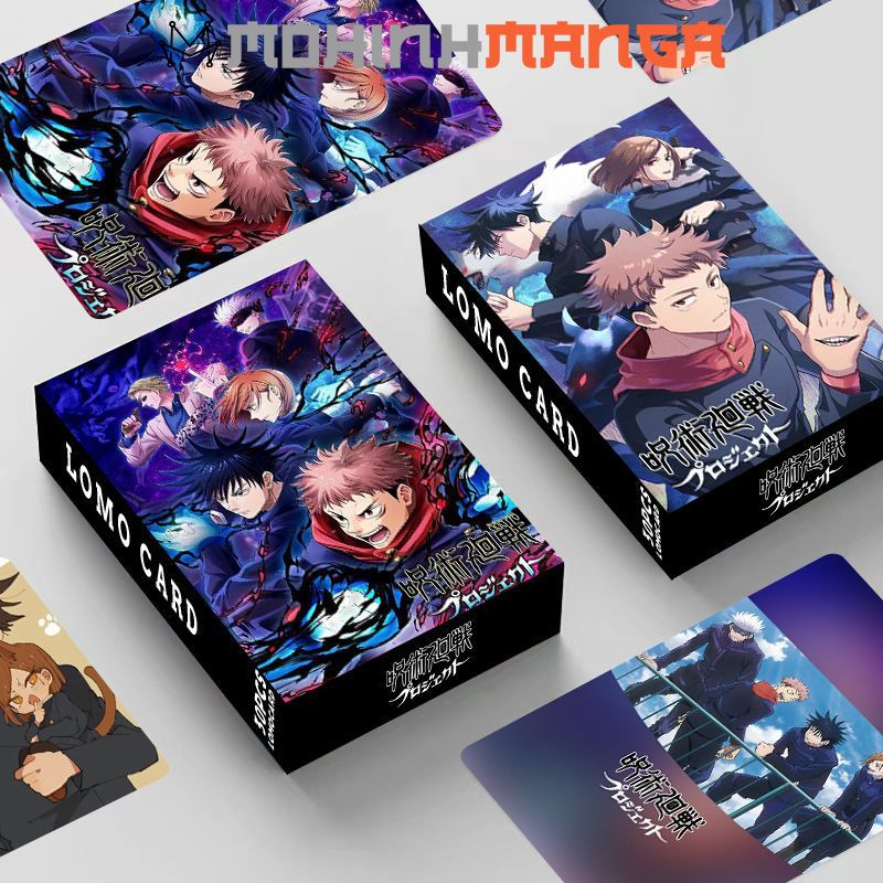Lomo card box of 30 Jujutsu Kaisen Wartime Spell Inumaki Yuji Itadori ...