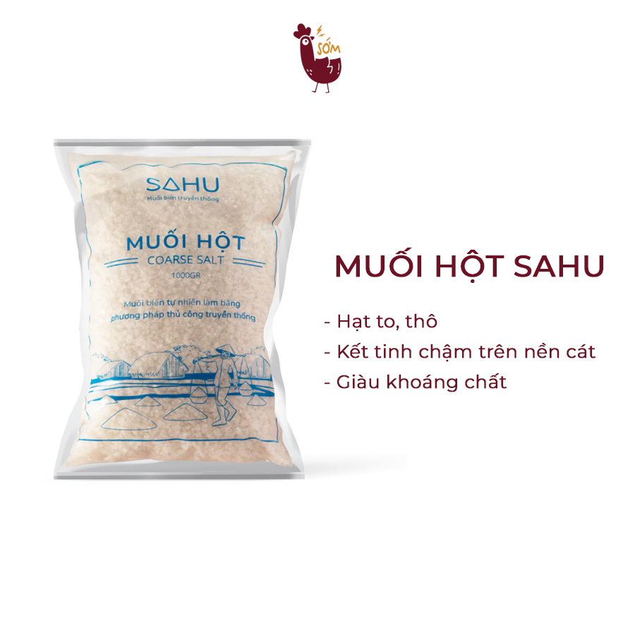Traditional Natural Clean SAHU Granulated Sea Salt - No Bleach, Safe ...