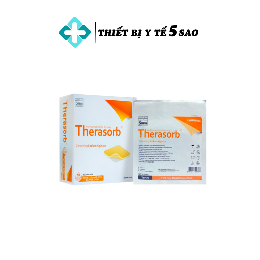 Therasorb Algi Plus Hydrophilic wound foam bandage used for excessive ...