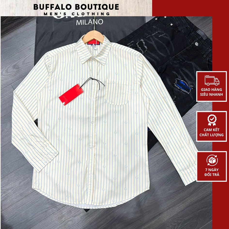 Gc Men'S And Women'S Shirt With Blue Plaid Pattern - Gc Men'S And Women ...