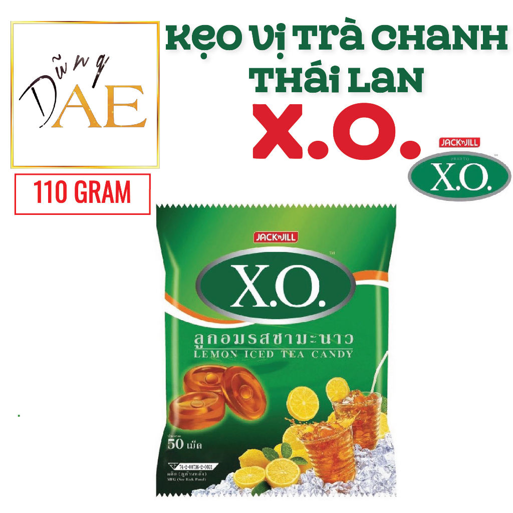 Xo Thai Lemon Tea Flavor - XO Candy Lemon Iced Tea Flavor 110G | Shopee ...