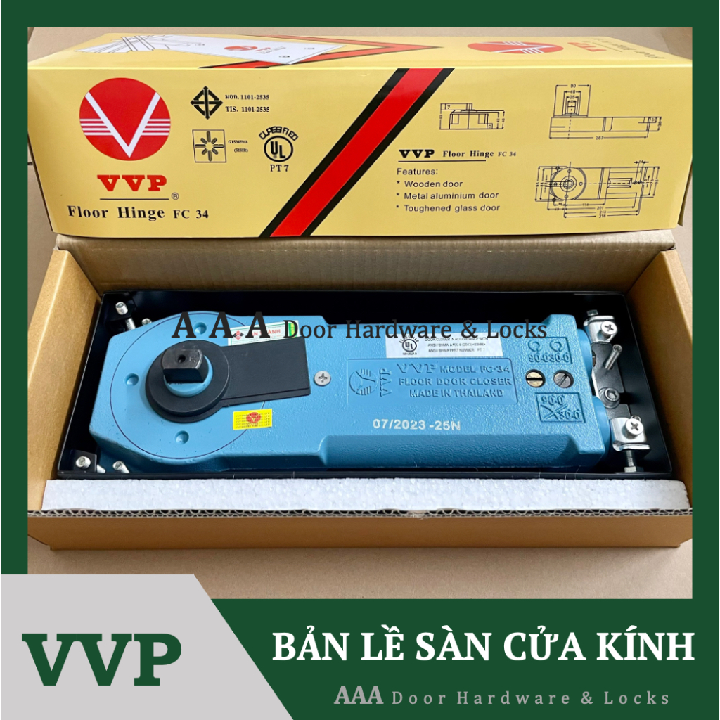 Hydraulic floor hinge FC-34 VVP Thailand 105kg 150kg | Shopee Malaysia