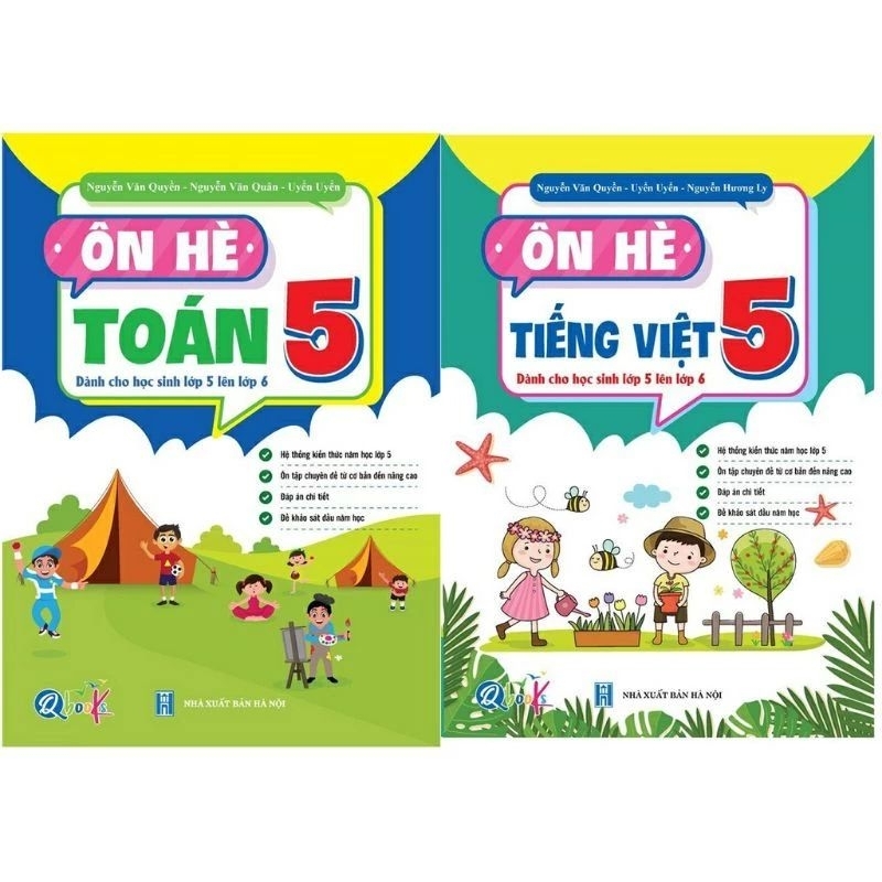 Book - Grade 5 Math and Vietnamese Summer Review Set - For 5th Grade ...